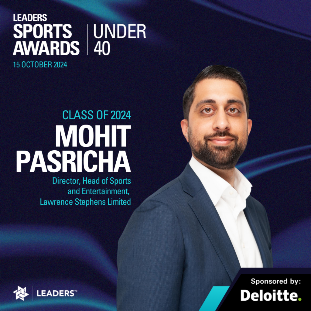 Mohit Pasricha has been recognised as one of just 30 Leaders Under 40 ...